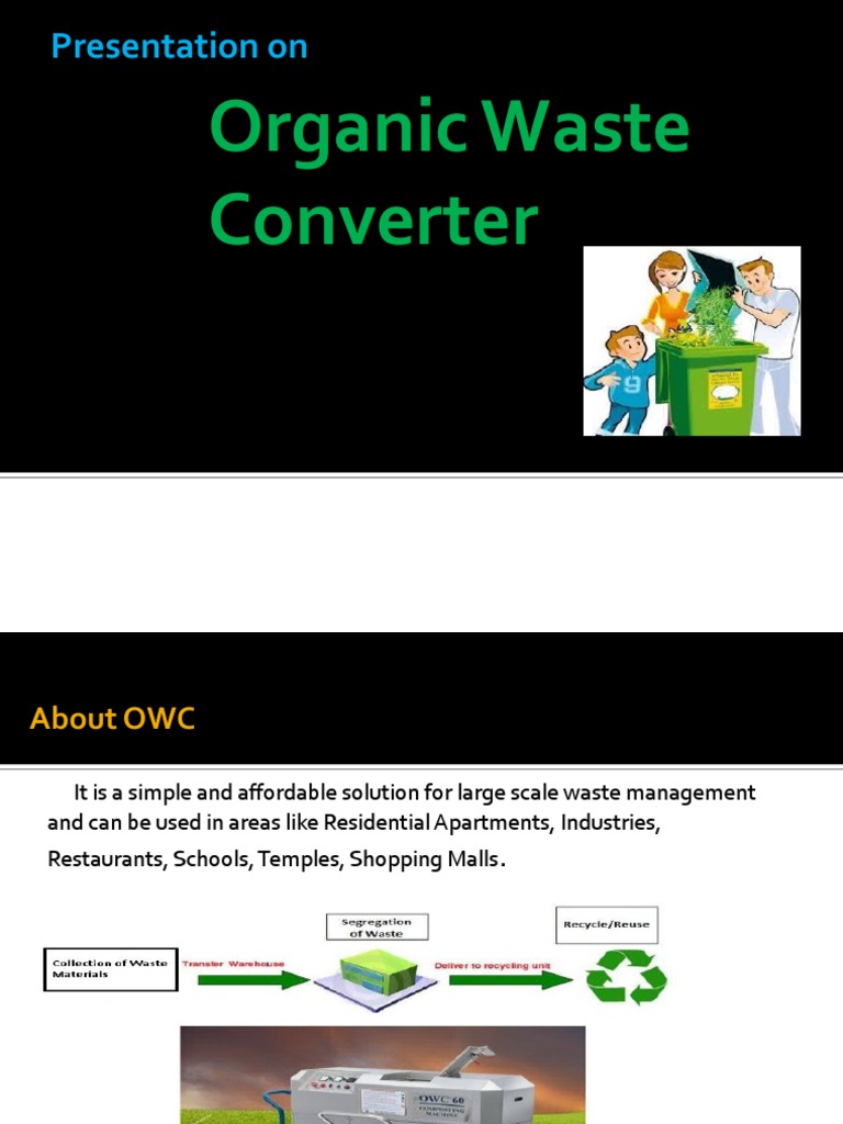 Organic Waste Converters for Apartments | PDF | Home & Garden | Science ...