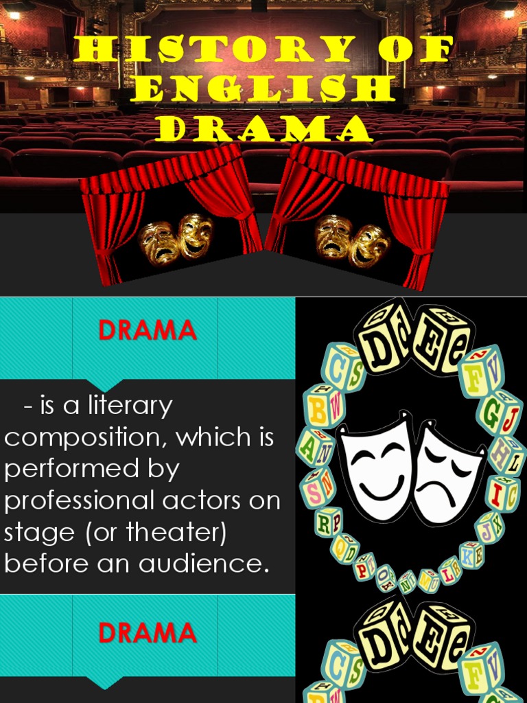 History of English Drama Evolution | PDF | English Drama | Broadway Theatre