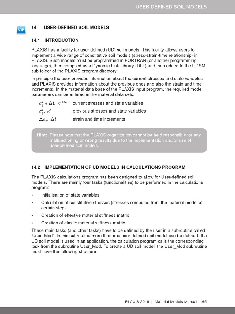 Plaxis 2D | Download Free PDF | Parameter (Computer Programming) | Subroutine