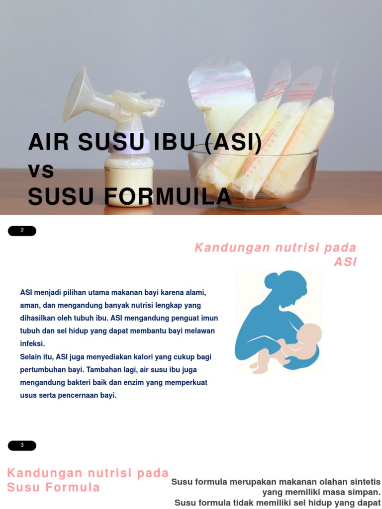 ASI Vs Susu Formula | PDF