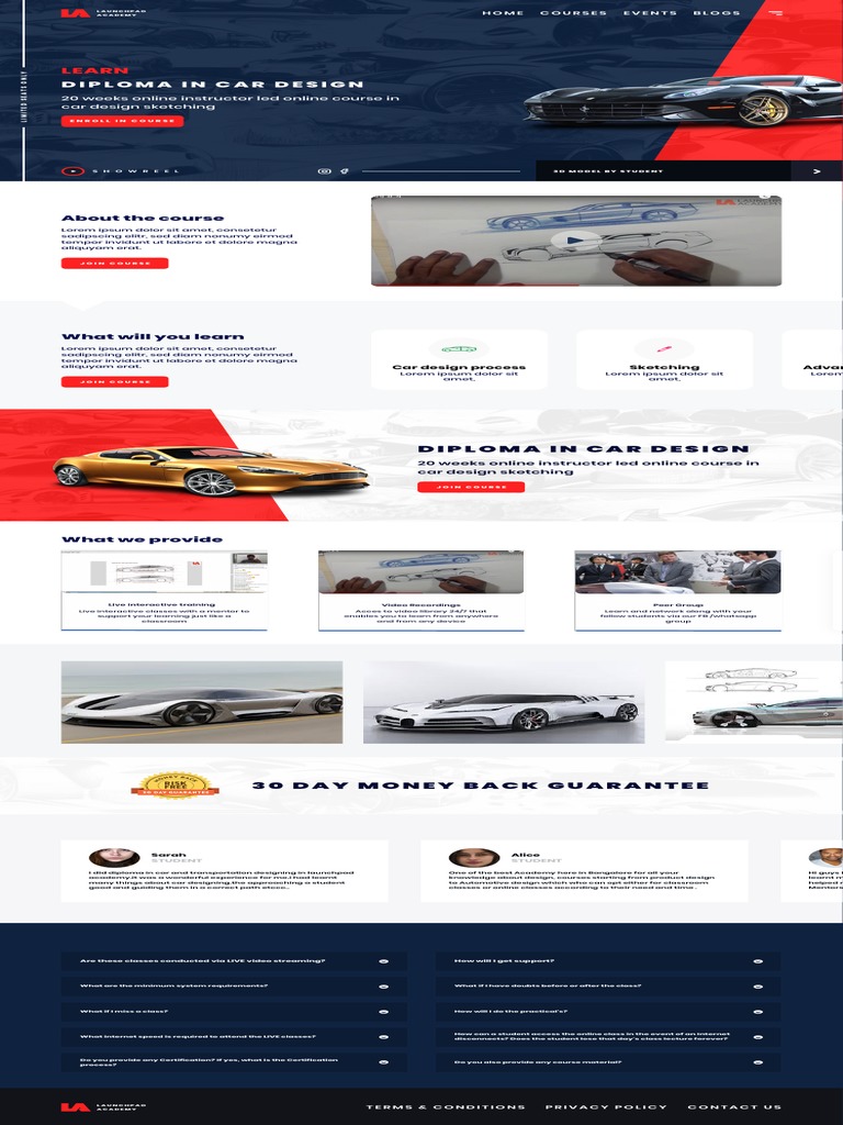 About The Course: Diploma in Car Design | PDF | Educational Technology ...