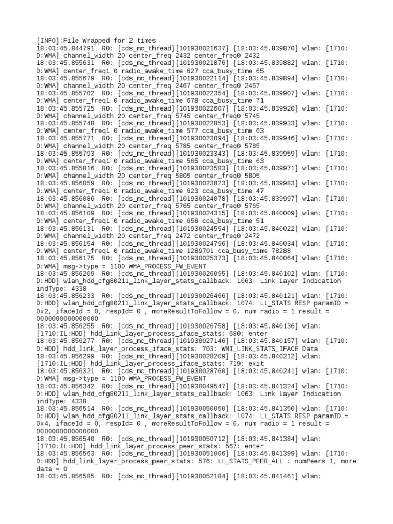 Host Driver Logs Current | PDF | Computer Data | Telecommunications Infrastructure
