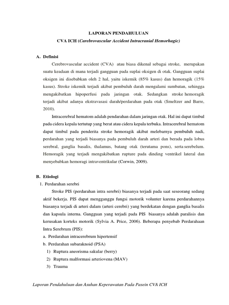 Ich Trepanasi Icu Rs Mardi | PDF