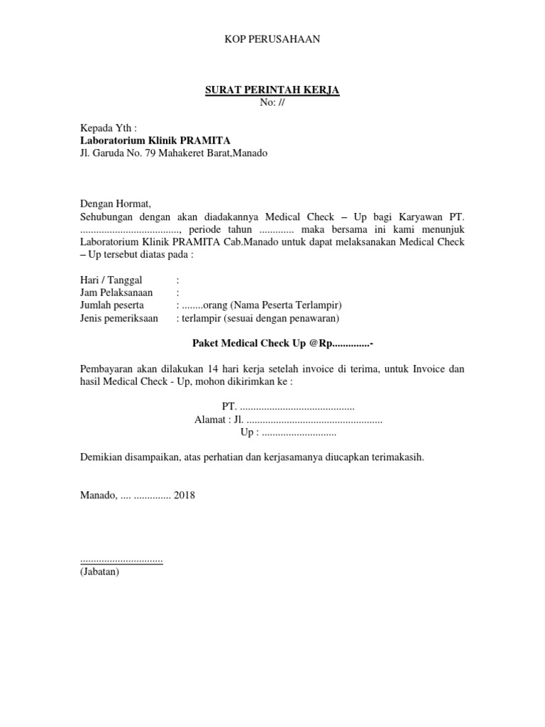 Contoh SPK Mcu | PDF