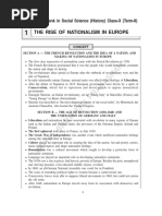 Mind Map Rise of Nationalism in Europe | PDF | Nationalism | Europe
