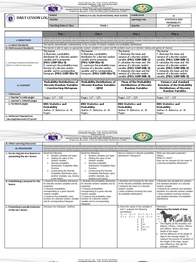Statistics And Probability Week 2 Dll Download Free Pdf Probability