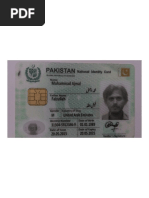 Pakistan National ID Card Details | PDF | Authentication | Government ...