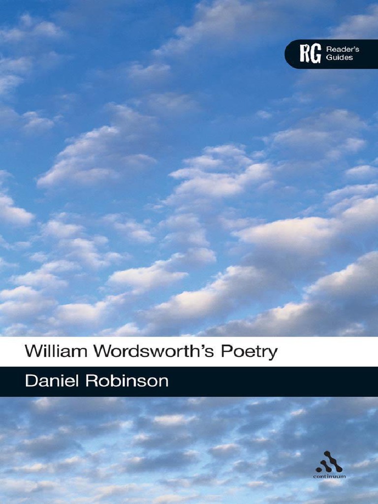 (Continuum Reader's Guides) Daniel Robinson - William Wordsworth's ...