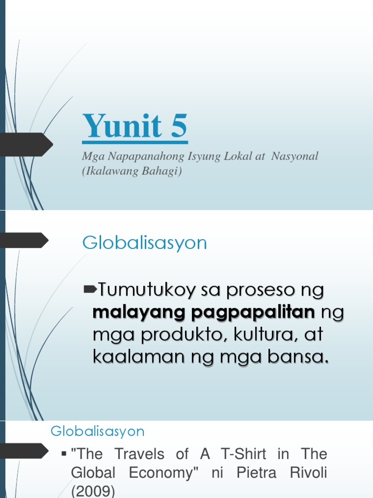 Yunit 5 | PDF