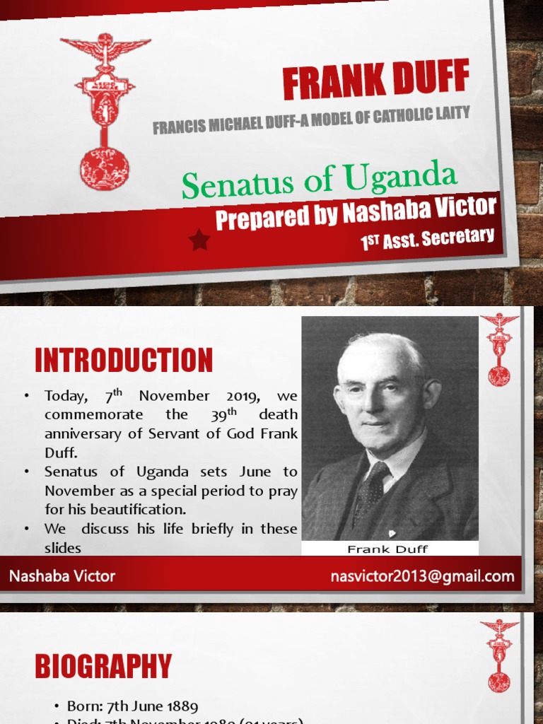 Frank Duff | PDF | Mary, Mother Of Jesus | Pope