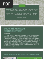 Bial's Orcinol Test Result Substance Tested Color Reaction Description ...