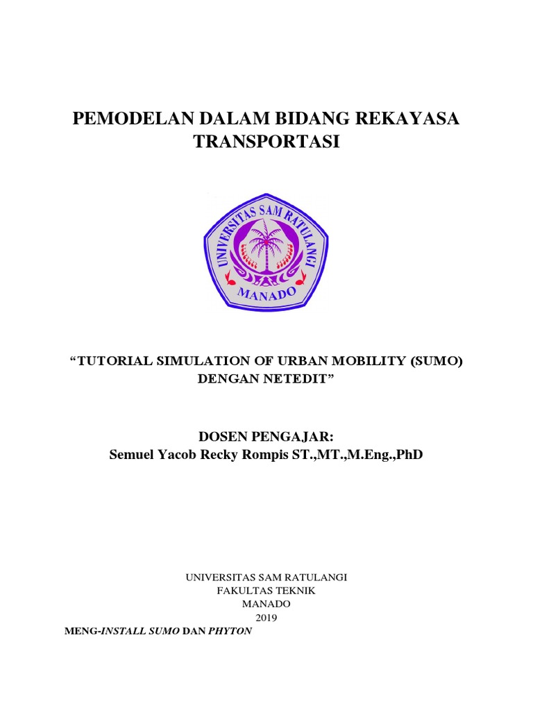 Tutorial Sumo Netedit | PDF