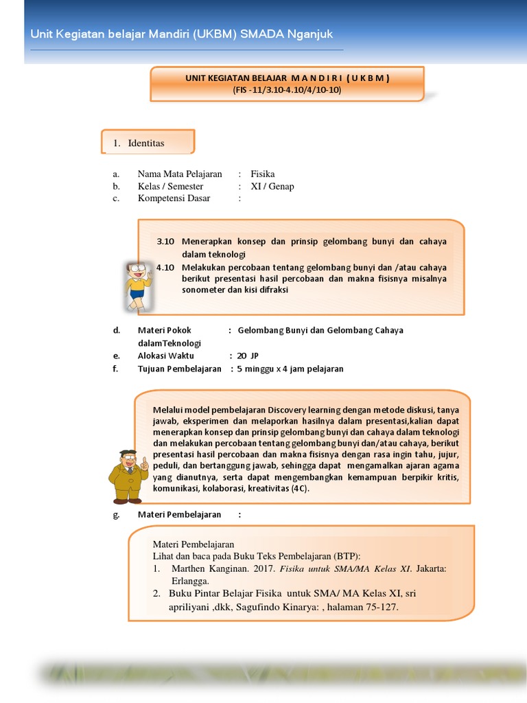 Ukbm Fis 11 - 3.10 - 4.10 | PDF | Kajian Bahasa Asing | Sains & Matematika