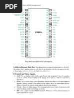 Pin Diagram of 8085 Microprocessor | PDF | Input/Output | Computing