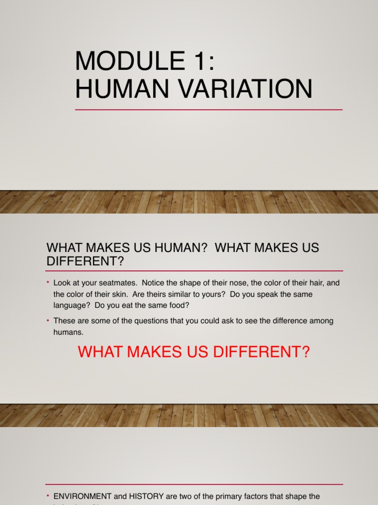 Module 1 Human Variation 1 | PDF | Gender Identity | Homosexuality