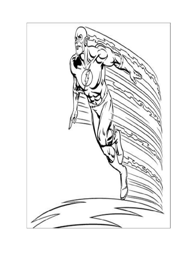 Dibujos de Flash para Colorear | PDF