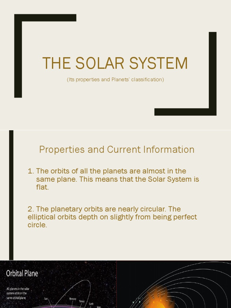The Solar System and The Planets | PDF | Planets | Solar System