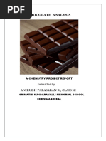 Class 12 Chocolate Analysis Project | PDF | Chocolate | Nature