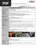 Lesson Plan in DRRR 1st COT | PDF | Hazards | Lesson Plan