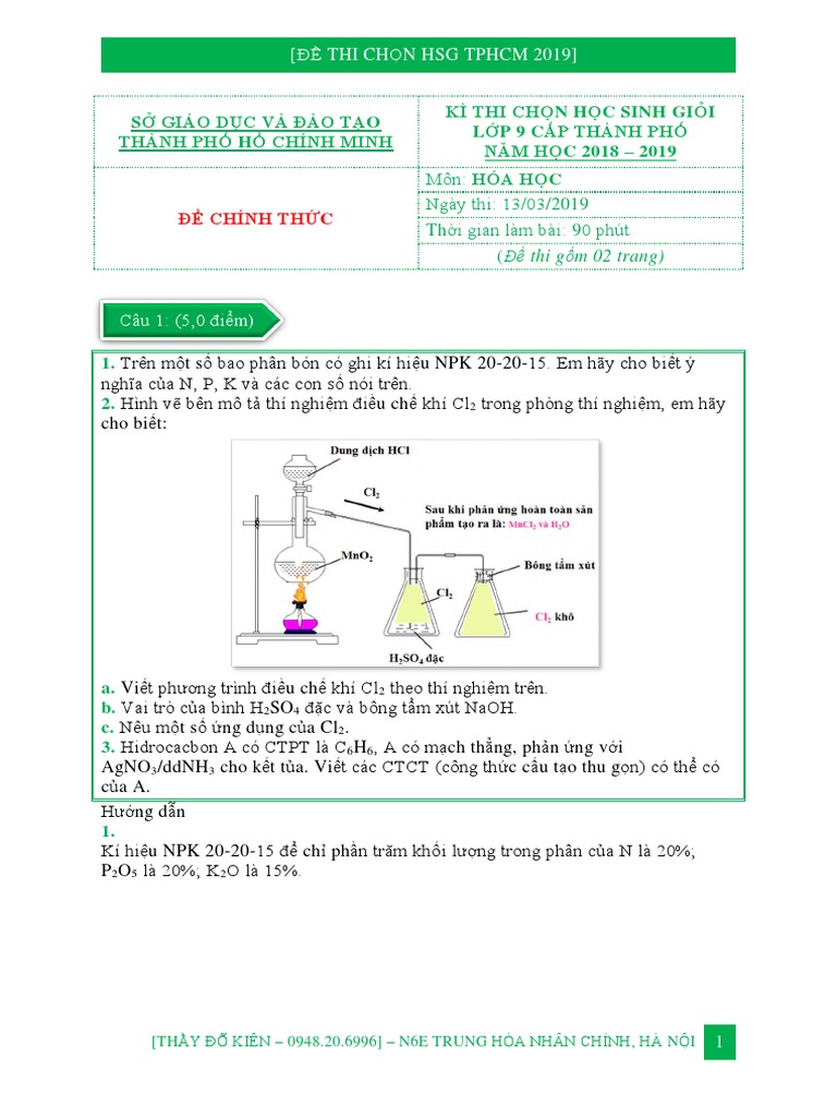 Da HSG TPHCM 2019 PDF | PDF