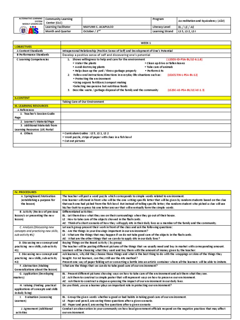 Ls5 - DLL Yumi | PDF | Evaluation | Learning