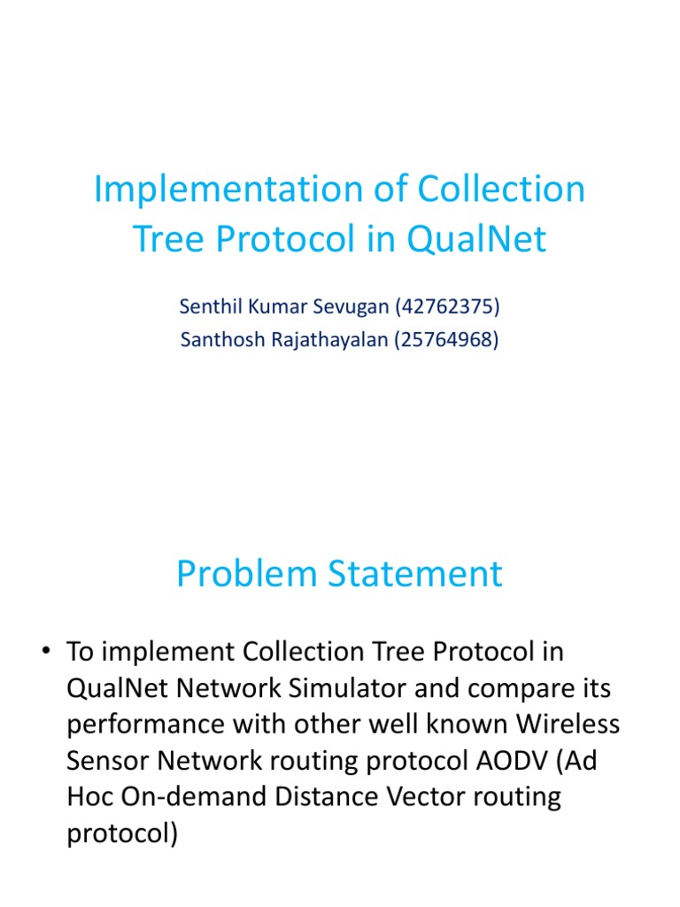 Collection Tree Protocol Pdf Routing Wireless Sensor Network