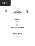 SHS Form 137 Template | PDF | Schools | Science