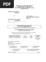 FORM 1 - SCC - StatementOfClaim | PDF | Plaintiff | Lawsuit