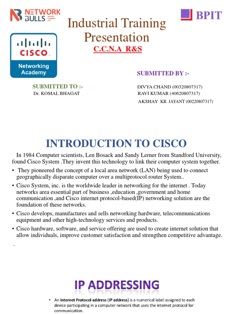 Minor Ccna Project | PDF