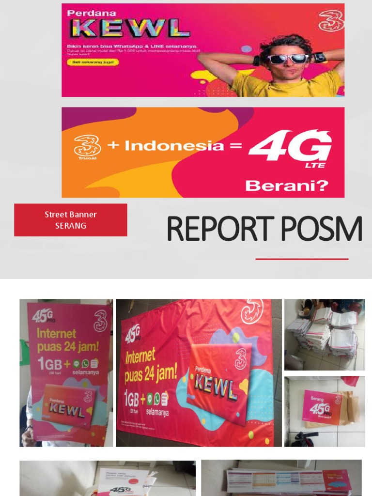 Report Posm: Street Banner Serang | PDF