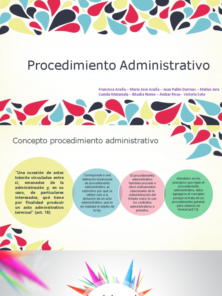 Procedimiento Administrativo: Ley N°19.880 | PDF | Instituciones ...