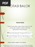 Dasar Not Balok (Nilai Not Dan Penjelasannya) | PDF