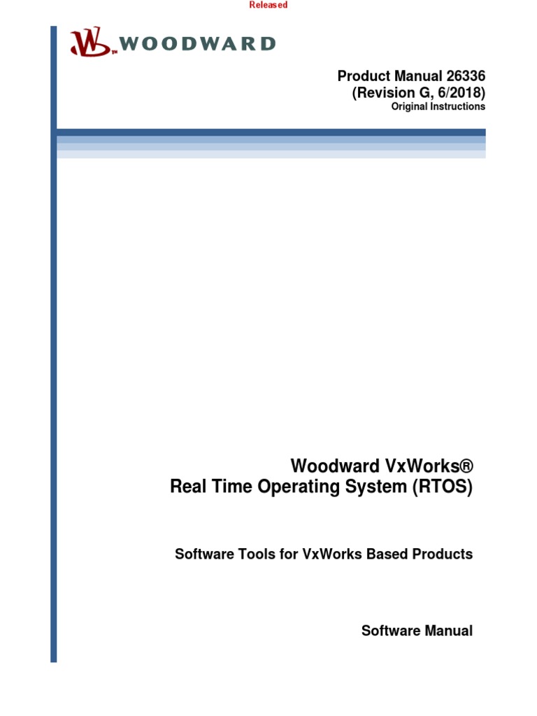 Product Manual 26336 (Revision G, 6/2018) : Woodward Vxworks® Real Time ...