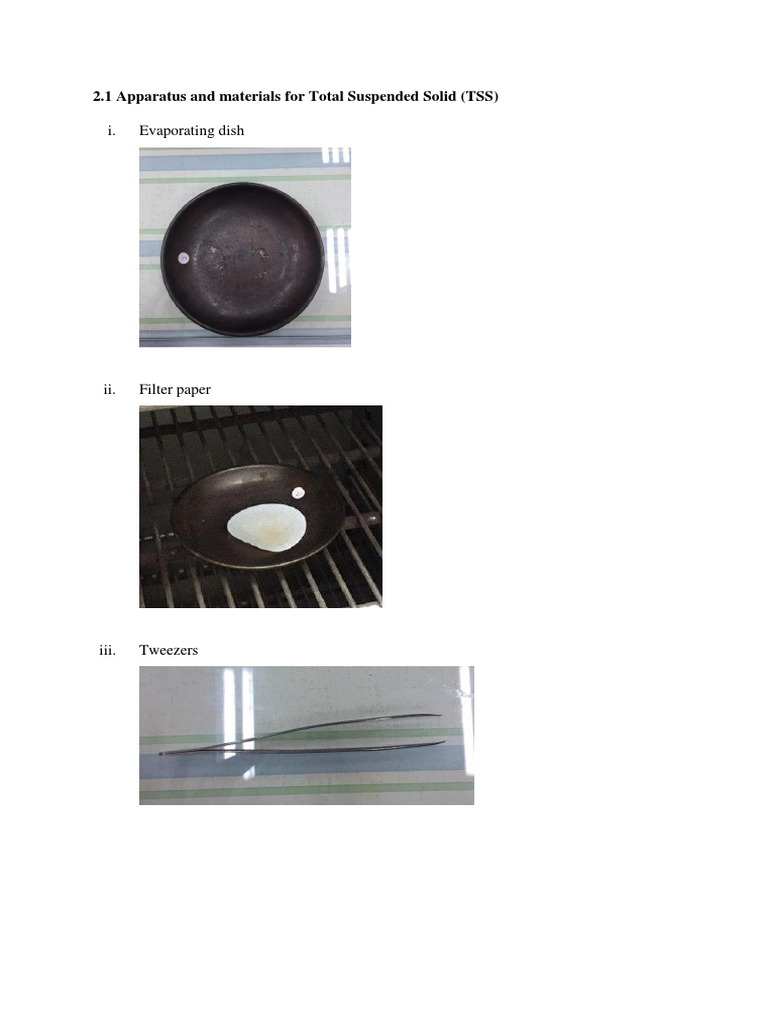 Tss Lab | PDF | Filtration | Chemical Engineering