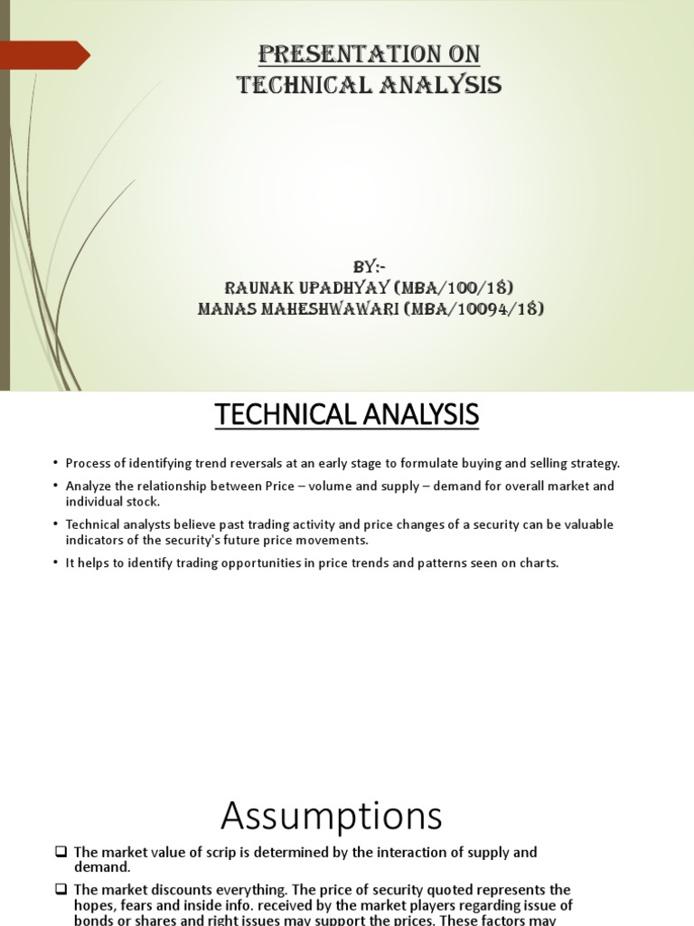 Technical Analysis | PDF | Moving Average | Technical Analysis