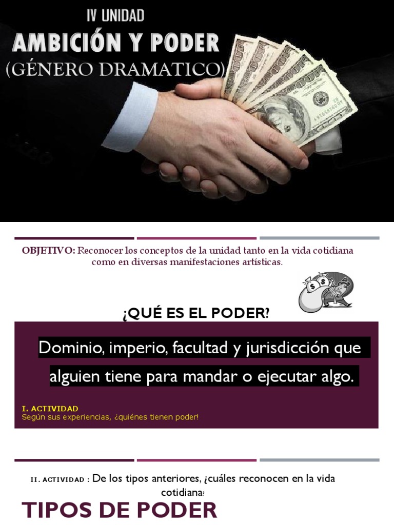 4unidad Ambicion y Poder | PDF | Patriarcado | Youtube