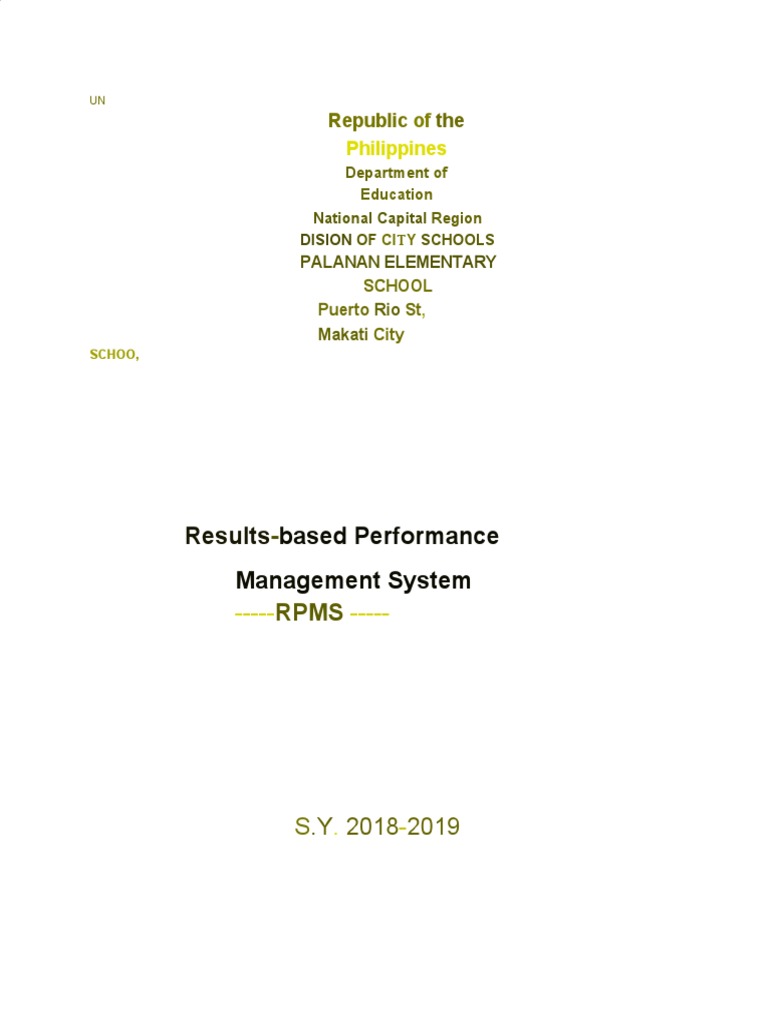 RPMS Cover Designs | PDF