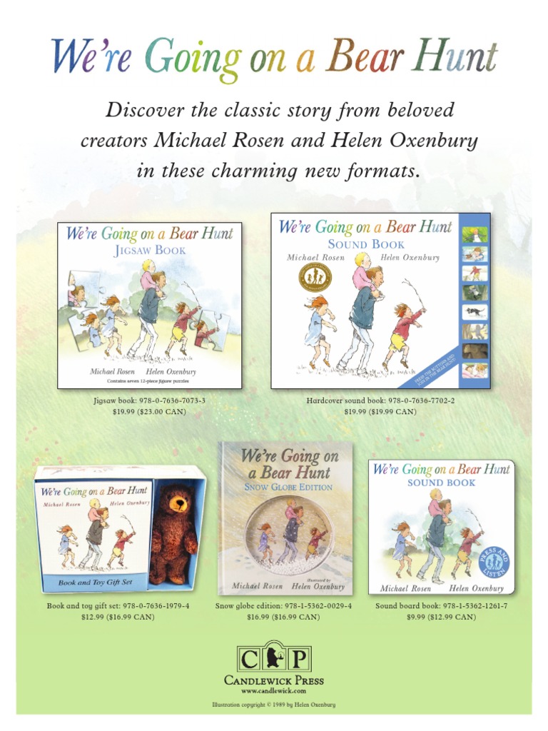 We're Going On A Bear Hunt Books From Candlewick Press | PDF