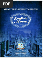 1st Puc English Notes by Ehthashamuddin. J. Sheikh | PDF | Elephant | Lion