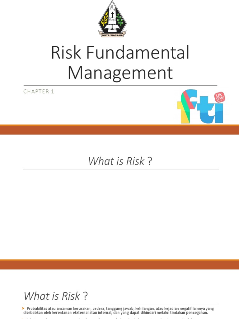Risk Management Fundamentals | PDF