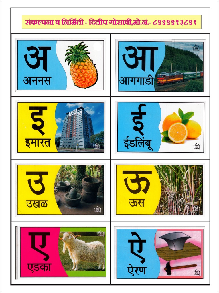 Akshar Chitra (Marathi) | PDF