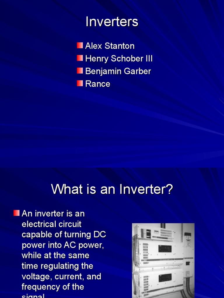 Understanding Inverters: A Guide to Converting DC Power to AC Power for ...