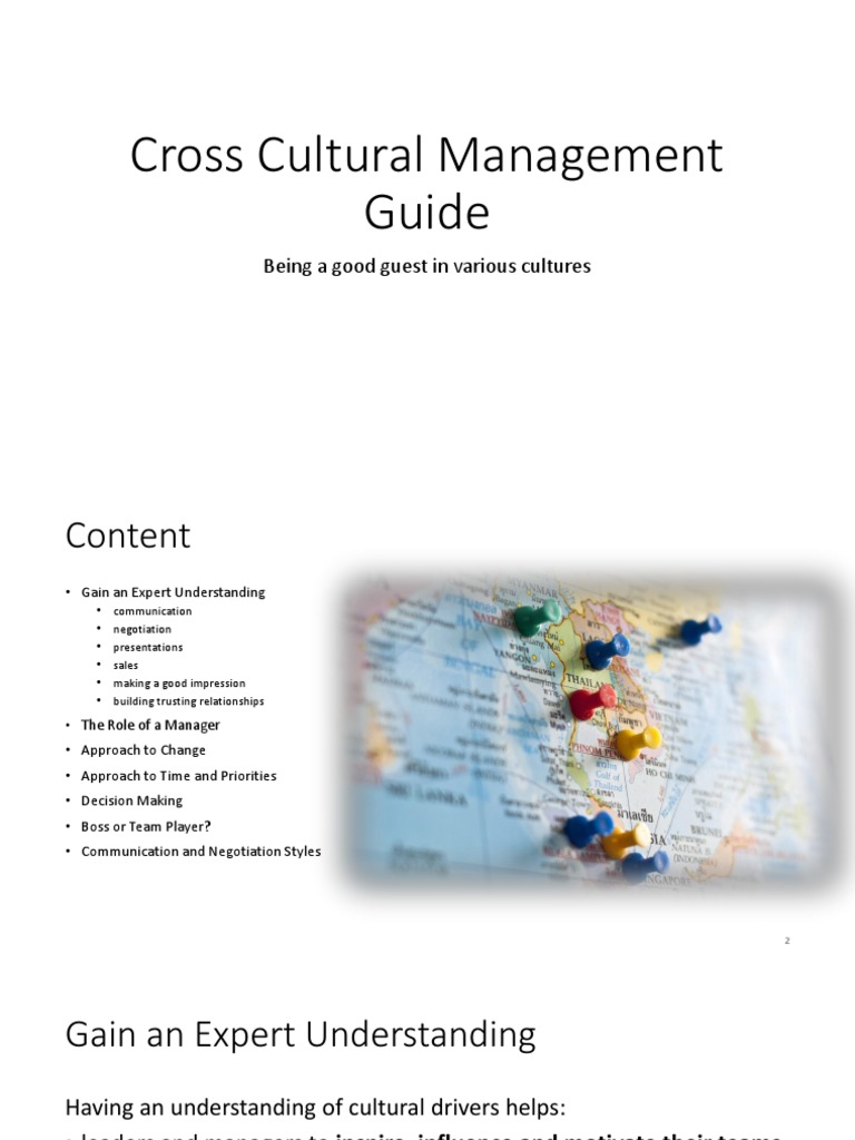 Cross-Cultural Tips for Managers | PDF | Cross Cultural Communication ...