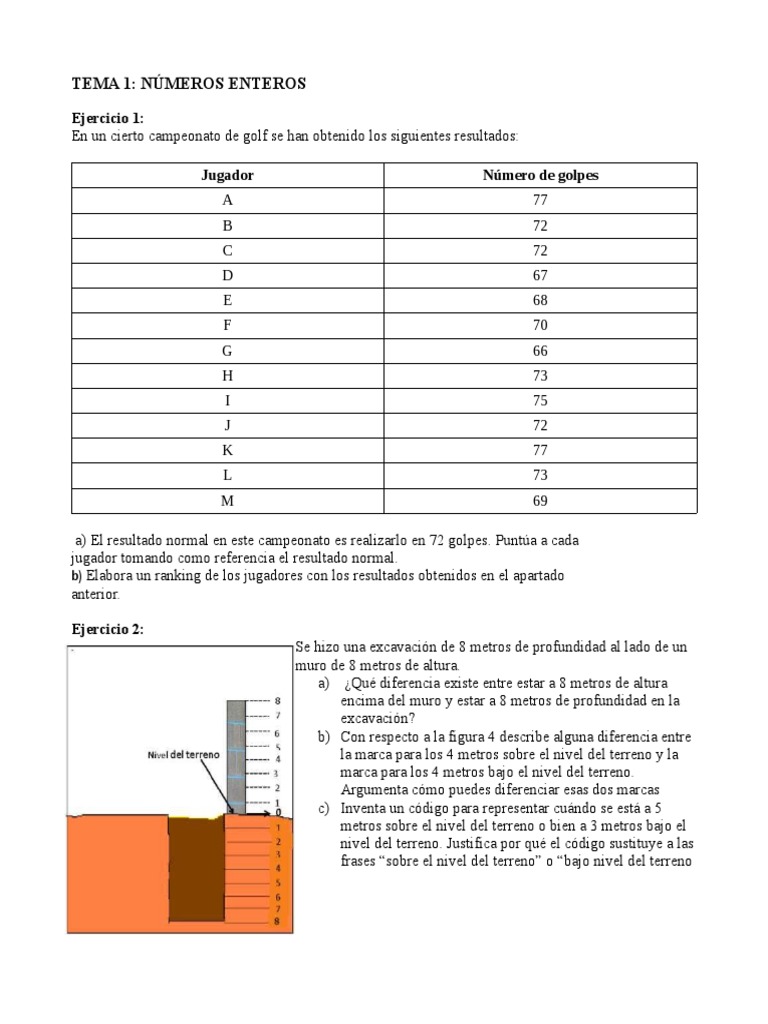 Números Enteros Completo Pdf Entero Matemática Elemental