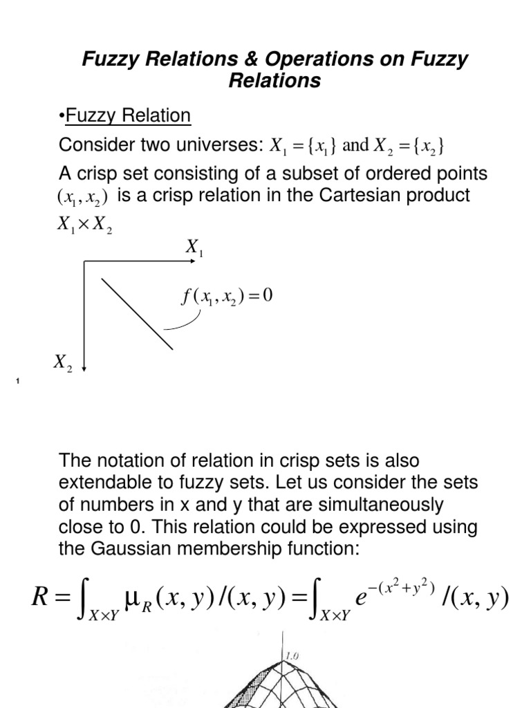 Fuzzy Relations Pdf Fuzzy Logic Semantics