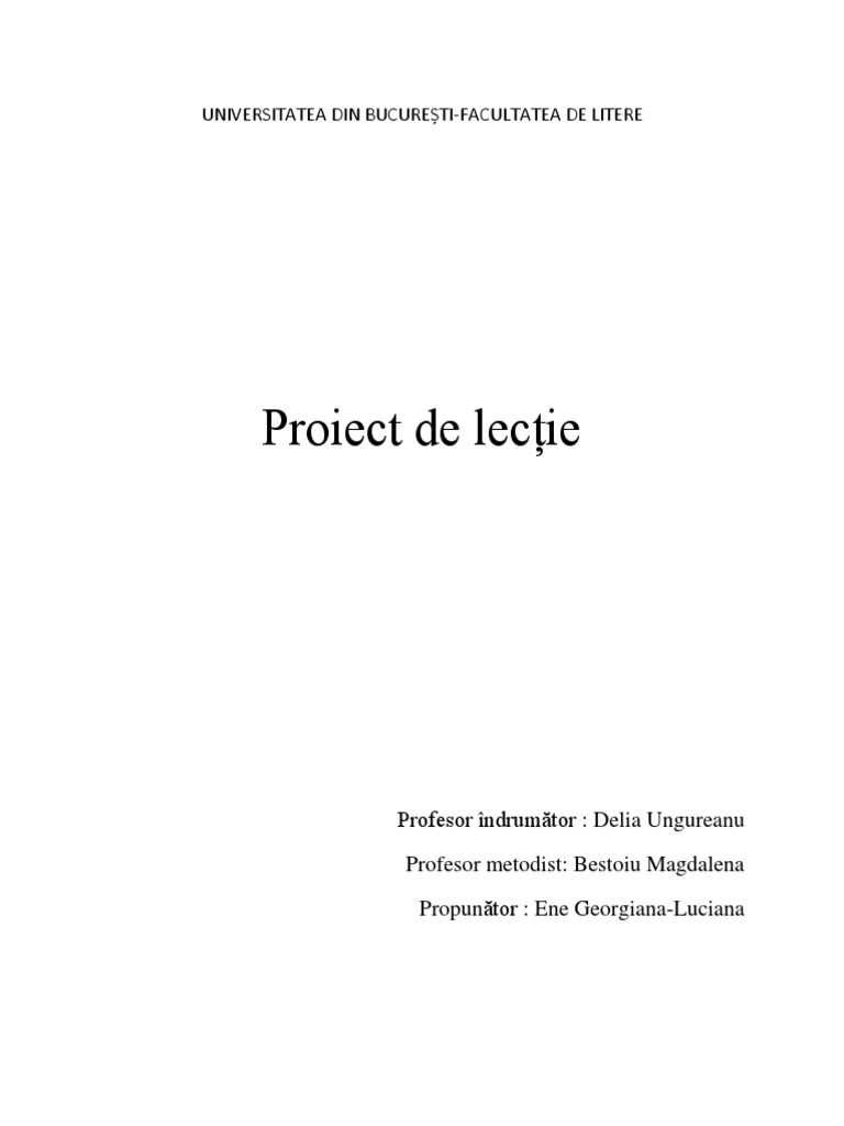 Proiect Final 1 | PDF