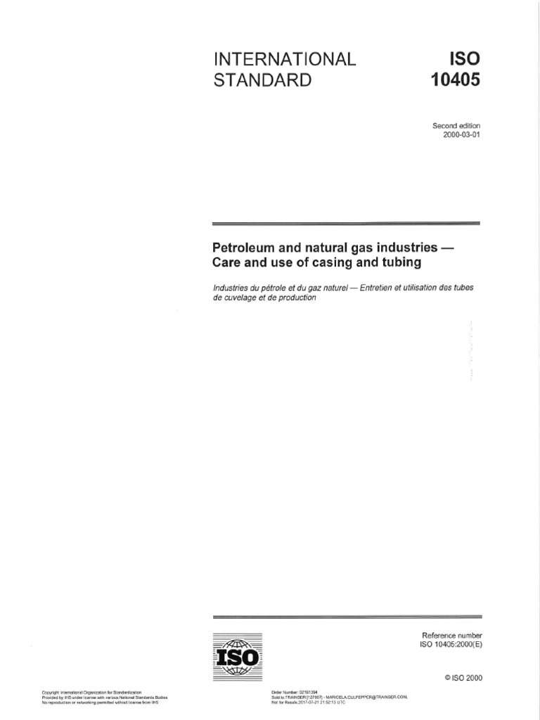 Iso 10405 | PDF