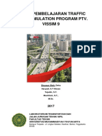 Manual Book Aplikasi PTV Vissim 2020 | PDF