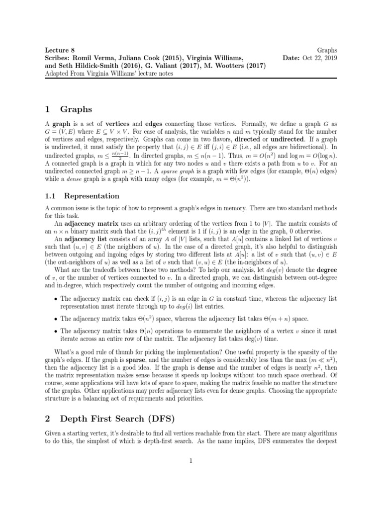 Graphs And Algorithms Pdf Mathematical Relations Mathematical Logic
