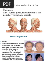 Thyroid Examination OSCE Checklist | PDF | Thyroid | Diseases And Disorders